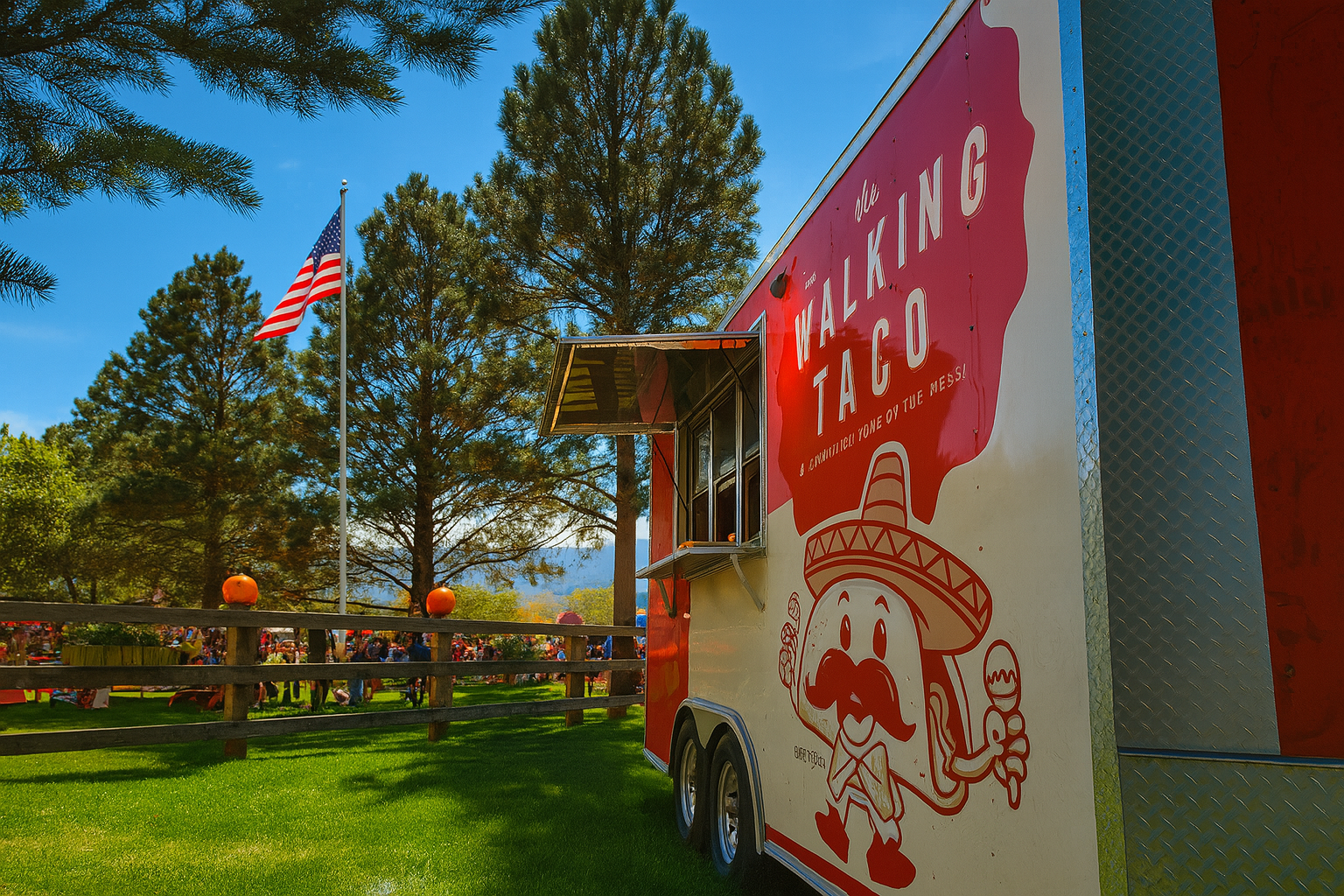 The Best Taco Food Truck in Booth – The Walking Taco